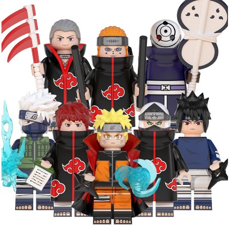Lego Naruto Mini Figure Naruto Lego Akatsuki Colecionáveis | Shopee Brasil