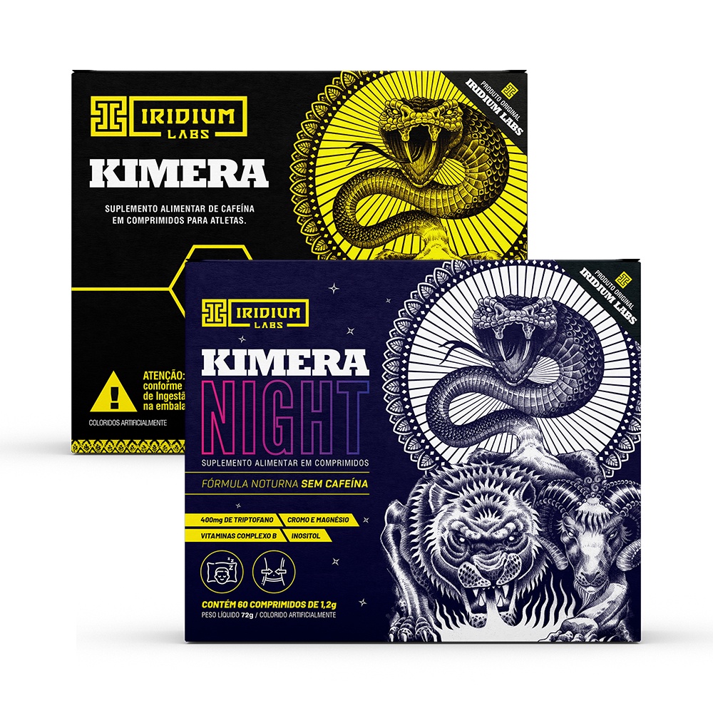 Kit Kimera Thermo e Kimera Night - Termogênico Dia e Noite - Escorrega ...