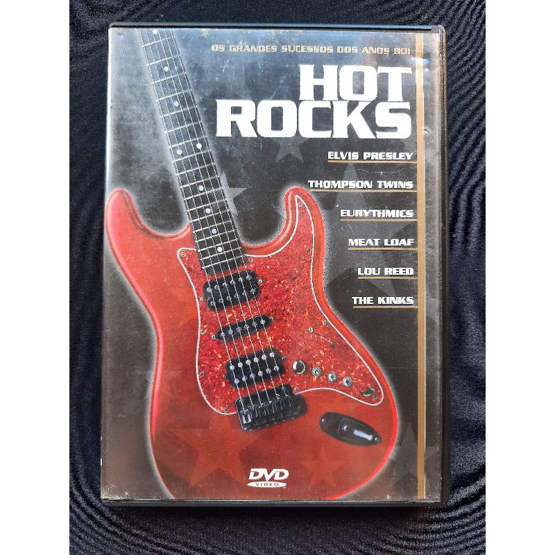 DVD Hot Rocks - Grandes sucessos dos anos 80 - Elvis Presley, Eurythmics, Lou Reed | Shopee Brasil