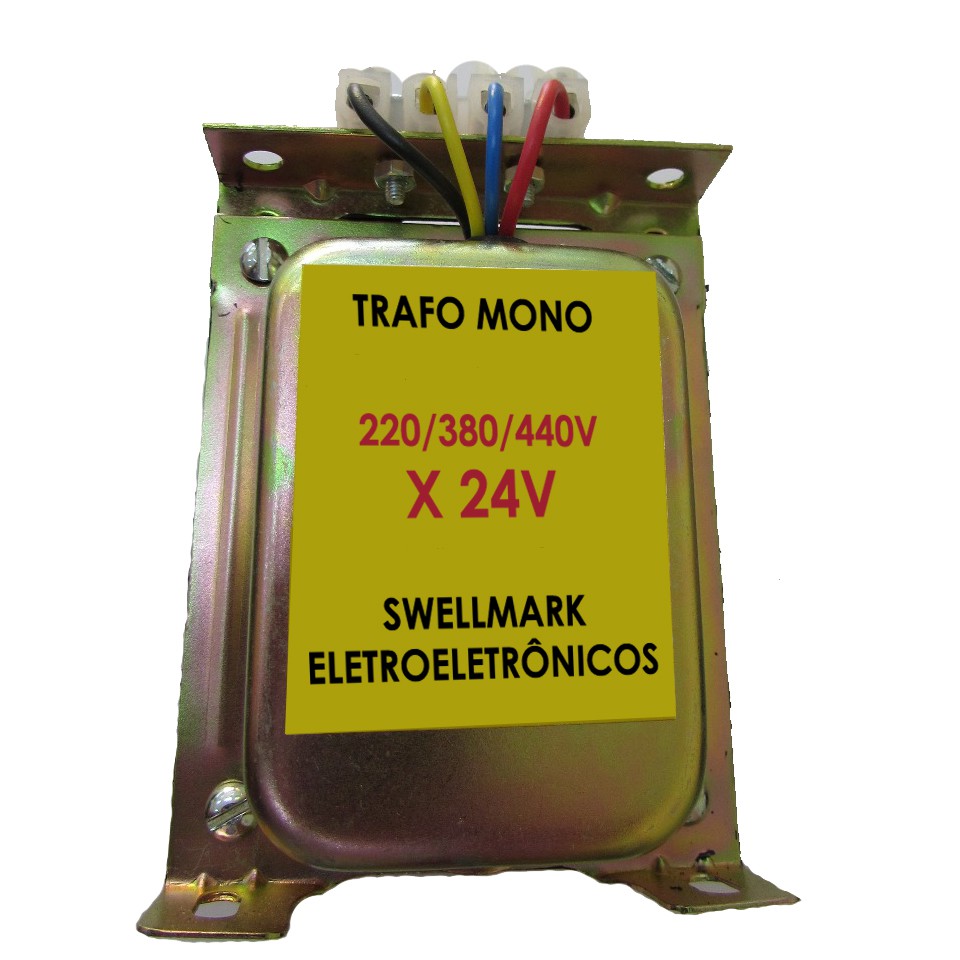 Transformador de Comando 220V/380V/440V x 24V - 30VA | Shopee Brasil