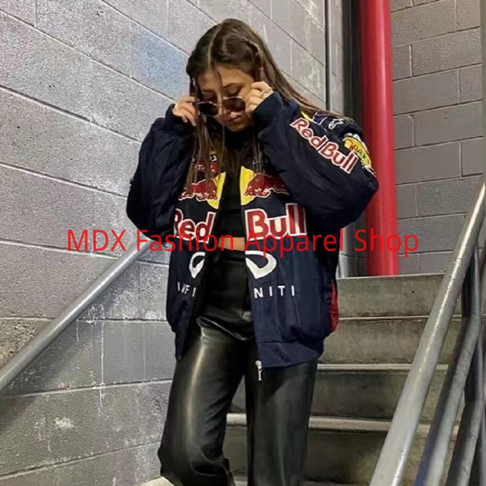 F1 Racing Jersey Ciclismo Frota Casual Retrô Americana Jaqueta Bordada ...