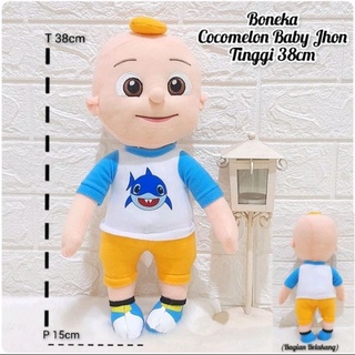 Boneco De Pelúcia Cocomelon Johny Johny Cocomelon Baby Jhon Shark ...