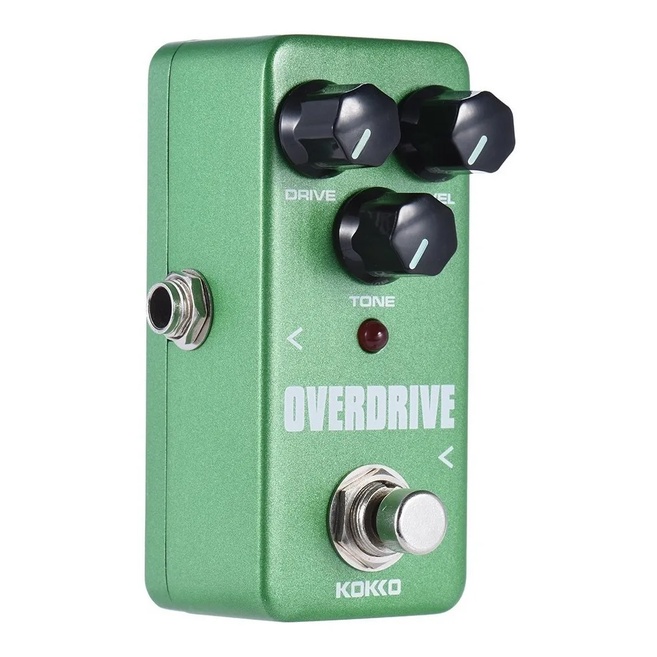 Kokko Portable Guitar Effect Pedal Compressor Booster Distortion Overdrive 9V 1A Adapter 5 Way ...