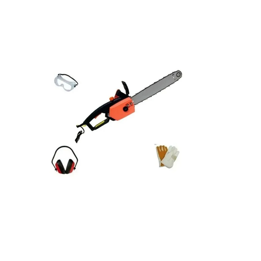 Motoserra Elétrica Profissional Sabre Acessórios 1600w 40cm | Shopee Brasil