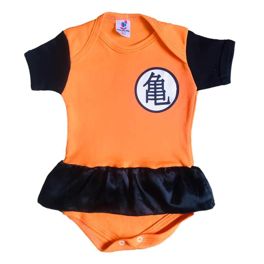 Body De Bebe Mesversario Personagem Tematico - DRAGON BALL MENINA ...