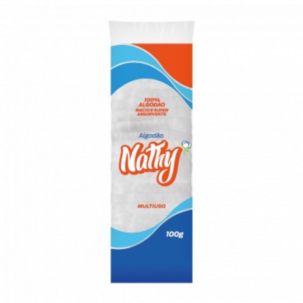 Algodão Hidrófilo Multiuso Nathy 50G | Shopee Brasil