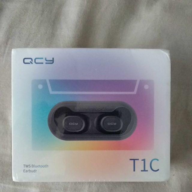 ☀ QCY T1C Bluetooth 5.0 TWS Earbuds True Wireless Headphones with Dual Mic Popovers Fast Pairing ...
