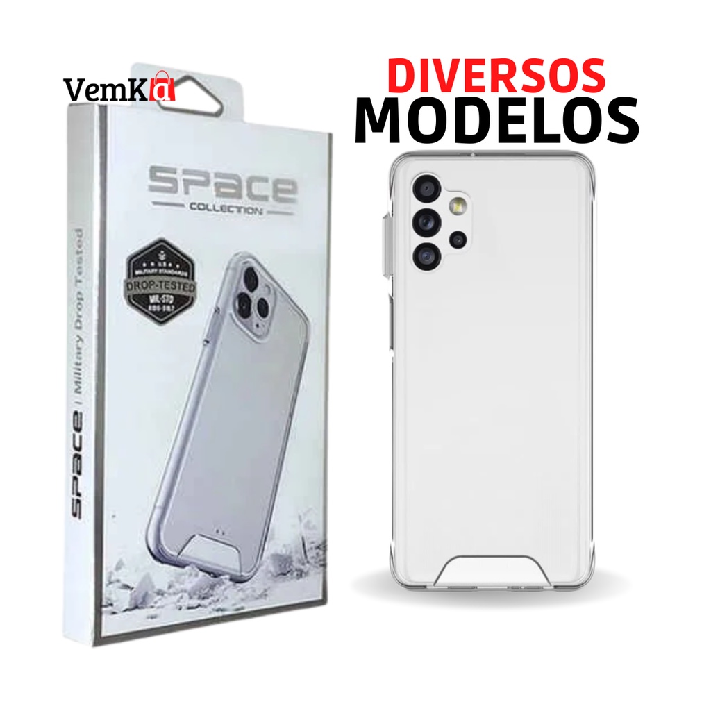 Capa Capinha Acrilico Transparente Samsung Galaxy Anti Impacto Space ...