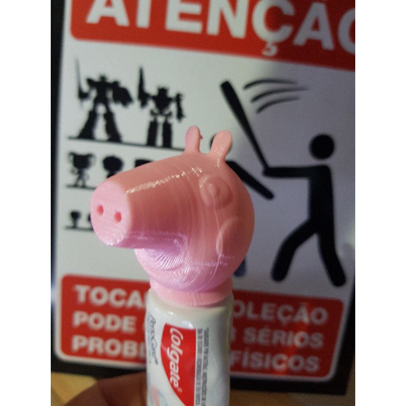 PEPPA PIG TAMPA PARA PASTA DE DENTE (COLGATE) | Shopee Brasil