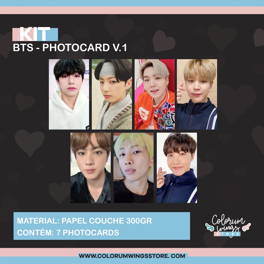 KIT BTS - PHOTOCARD | Shopee Brasil