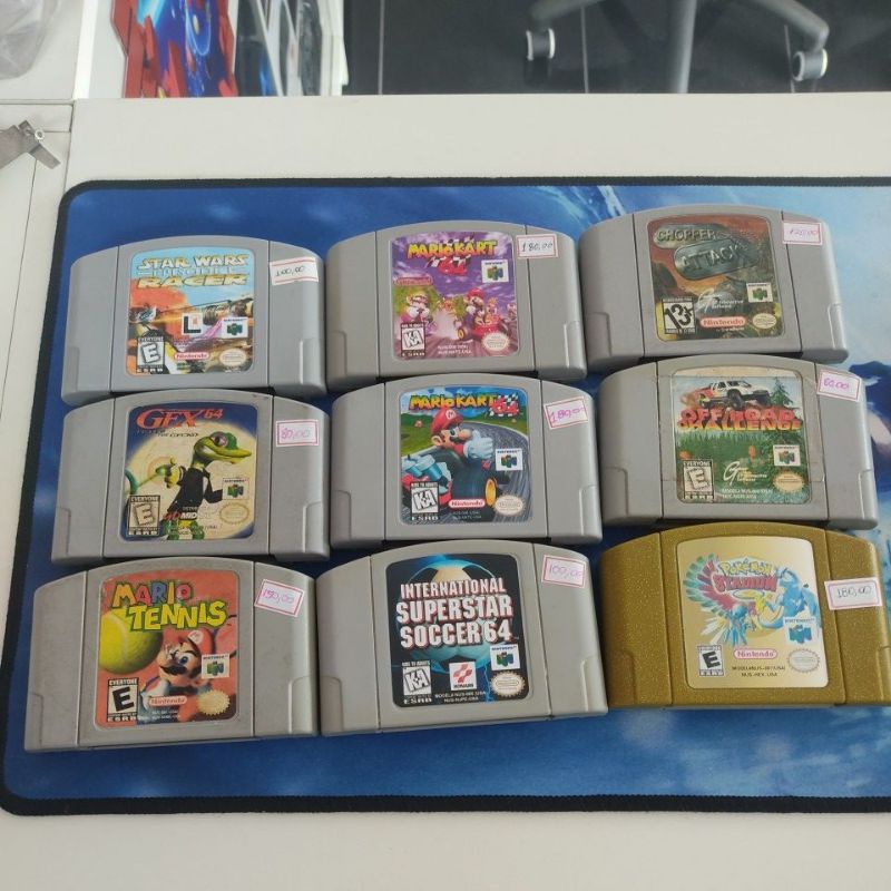 Cartuchos nintendo 64(fitas n64) - Faz a Boa!