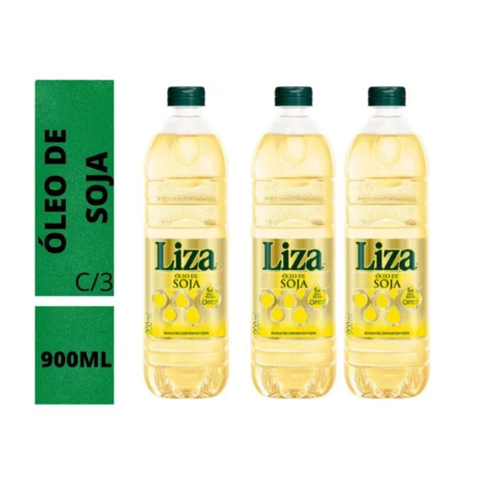 Kit C/3 Oleo De Soja Liza 900ml | Shopee Brasil
