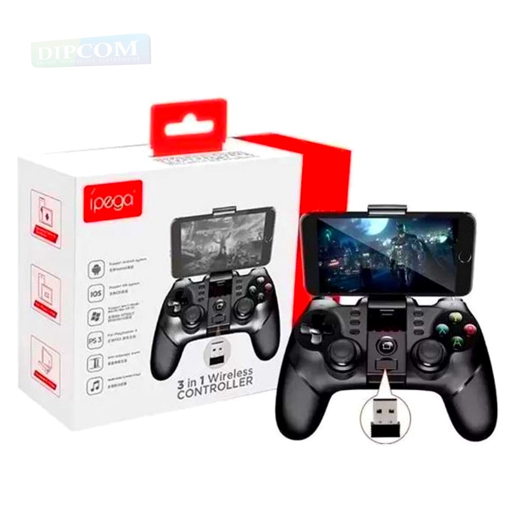 Controle Para Celular Bluetooth e Com Adaptador USB - Controle ...