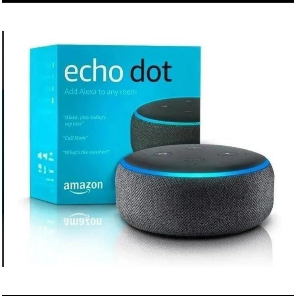 Alexa Eco Echo Dot Amazon Smart Speaker Alexa 3 Geração Original ...