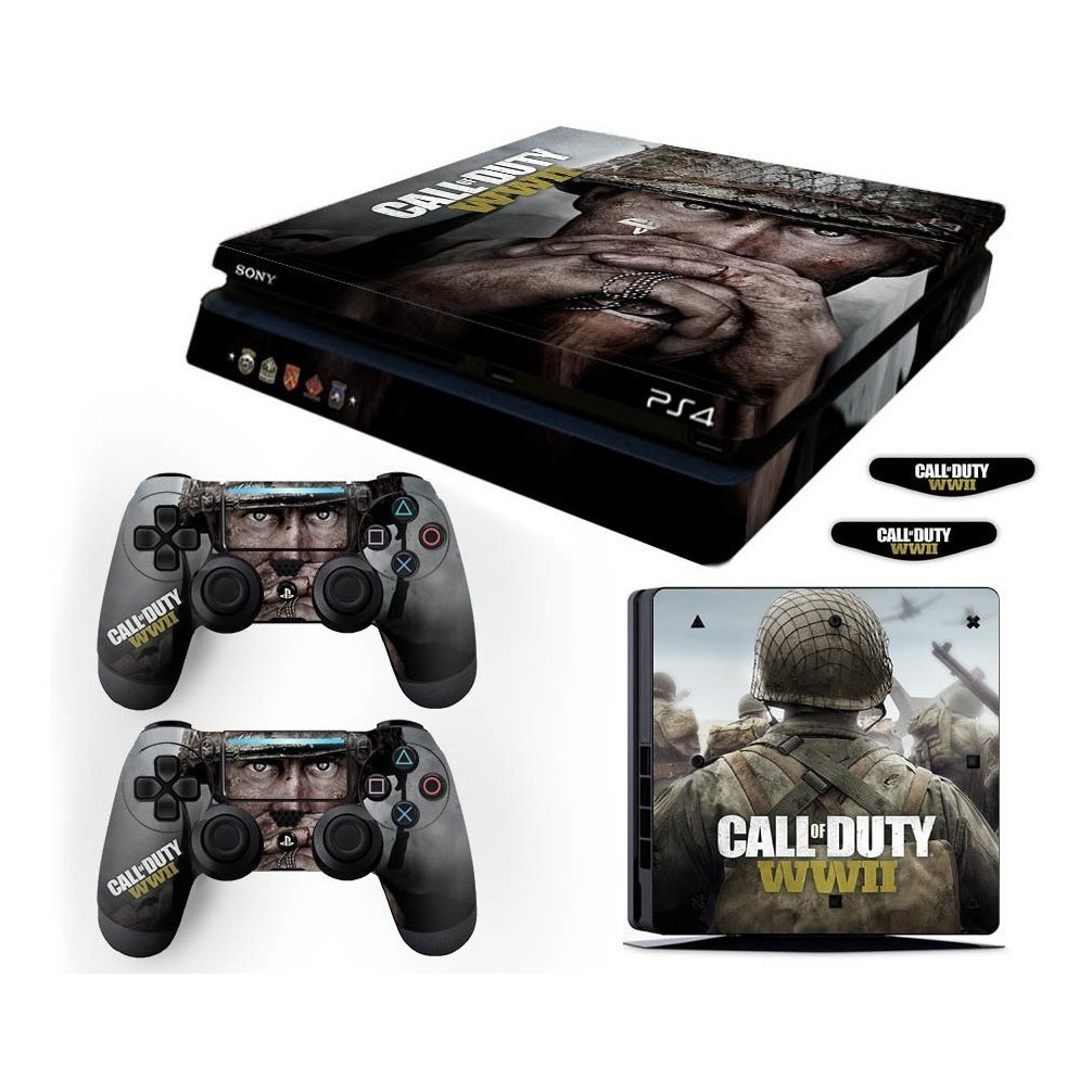 Skin Ps4 Slim - Call of Duty WW2 - 028 | Shopee Brasil