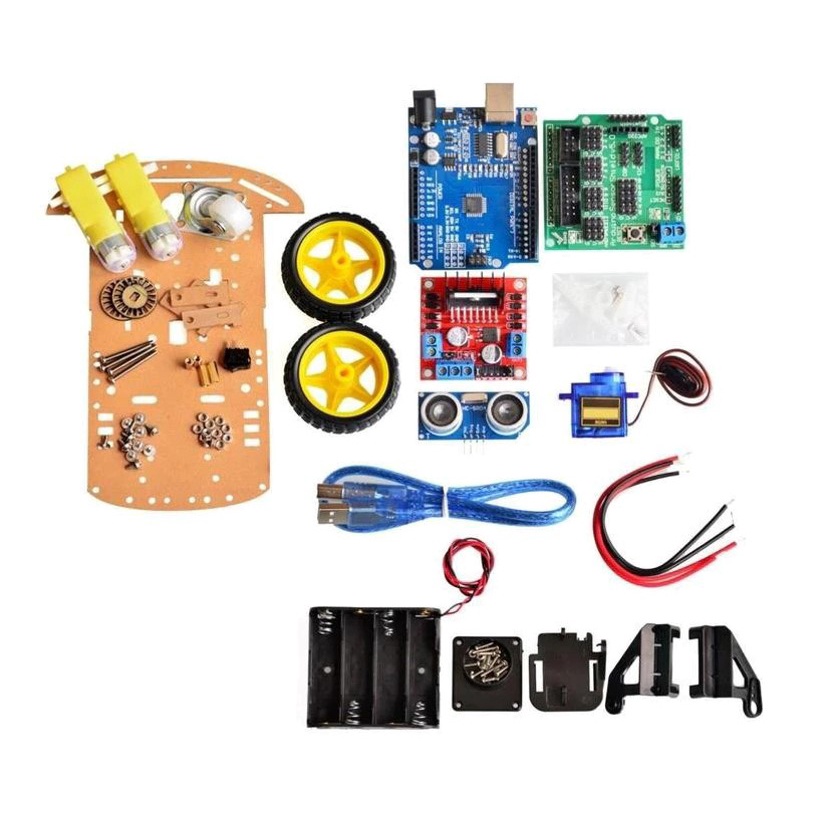 Kit Chassi Carro Robotico 2 Motores Inteligente Smart PARA Arduino UNO ...