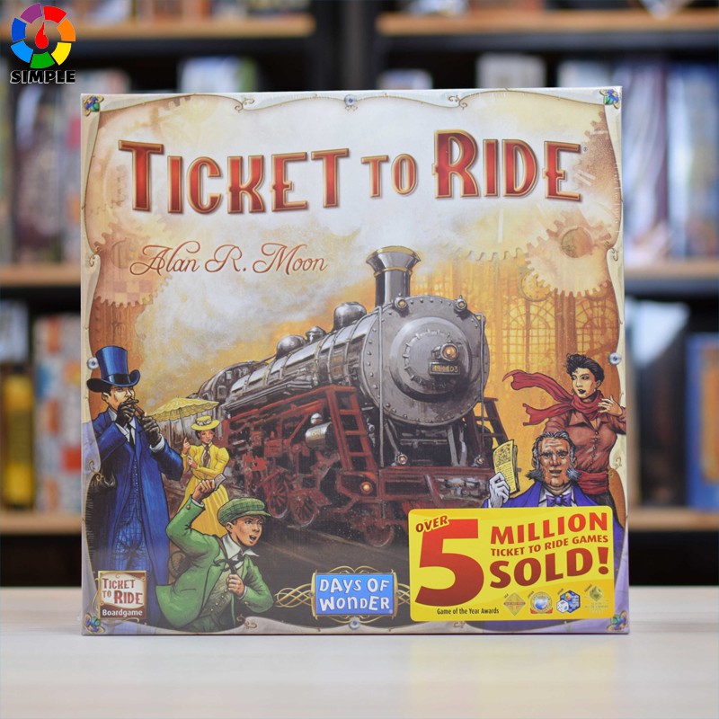 Days Of Wonder Ticket To Ride Board Game Party Table Games Card Adultos ...