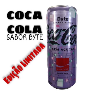 Nova Coca cola Sabor Byte Lata 310ml (EDIÇÃO LIMITADA) | Shopee Brasil