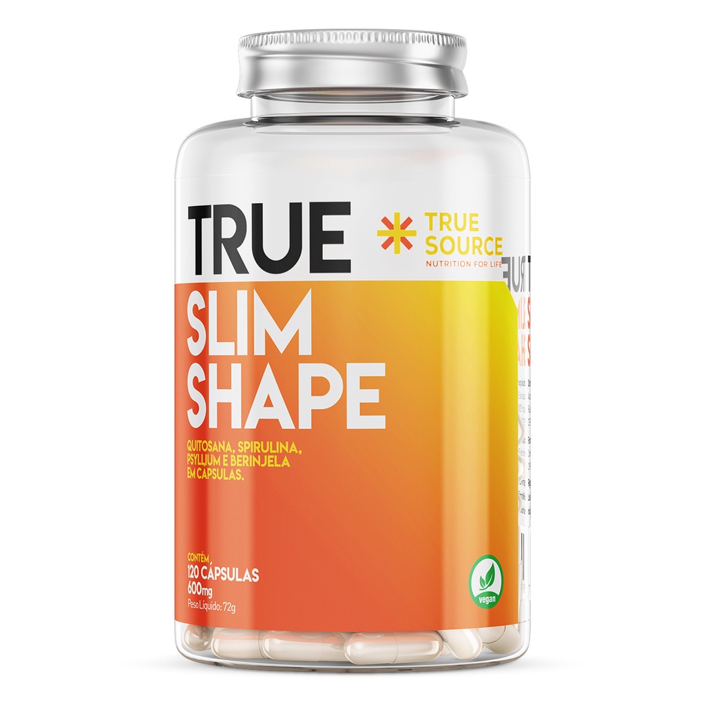 Bloqueador de Gordura Natural True Slim Shape 120 Cápsulas True Source ...