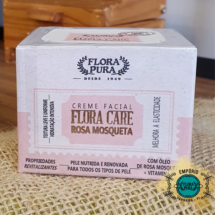 CREME FACIAL - ROSA MOSQUETA FLORA CARE 100G | FLORA PURA | Shopee Brasil