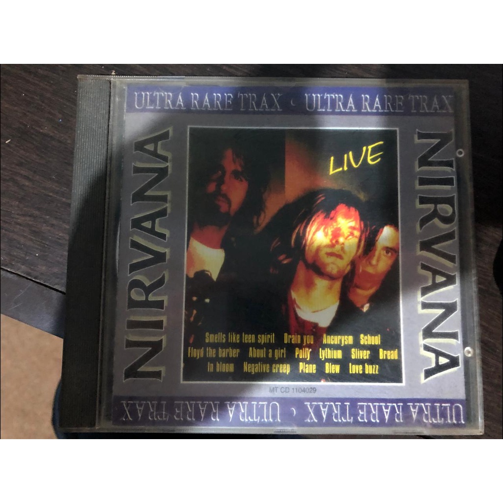 Cd Nirvana - Live - Ultra Rare Trax | Shopee Brasil