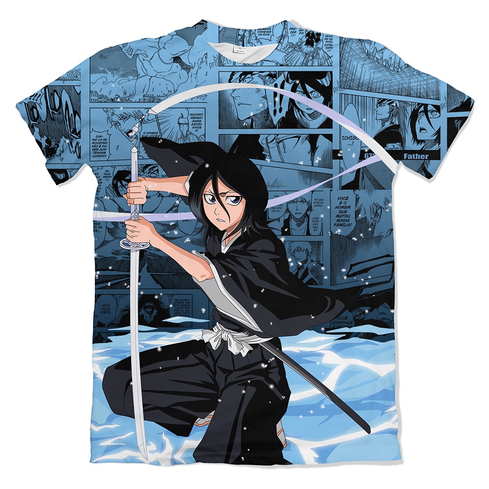 Camisa Anime Bleach - Rukia Kuchiki | Shopee Brasil