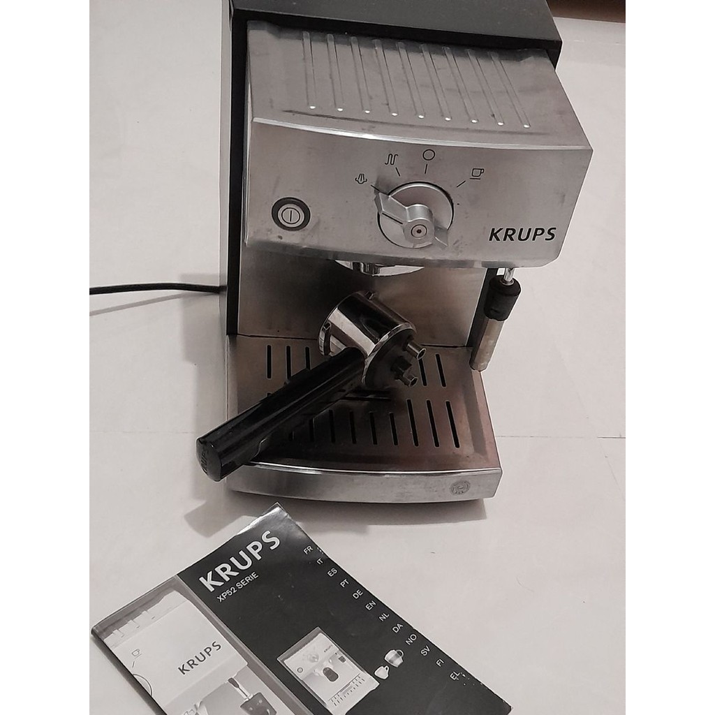 Cafeteira Krups - Café Expresso- Modelo xp52 | Shopee Brasil