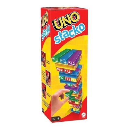 Jogo Uno Stacko Torre De Empilhar - Mattel 43535 | Shopee Brasil