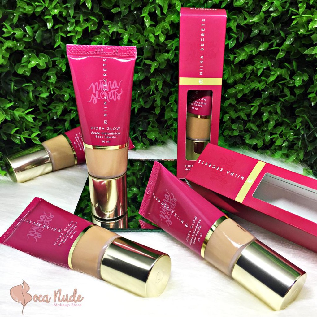 Base Líquida Hidra Glow Nina Secrets - Eudora | Shopee Brasil