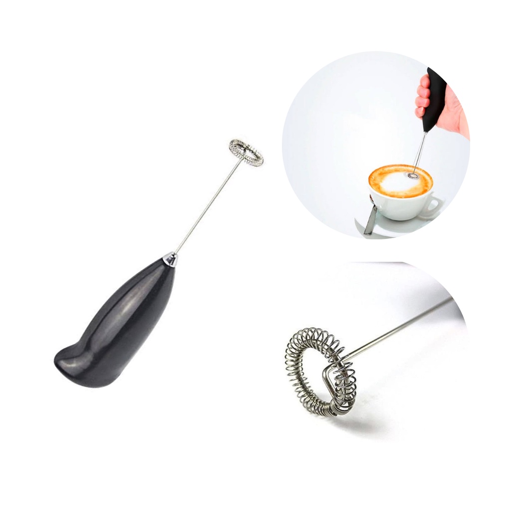 Mini Mixer Eletrico Inox Misturador Shake Bebidas | Shopee Brasil