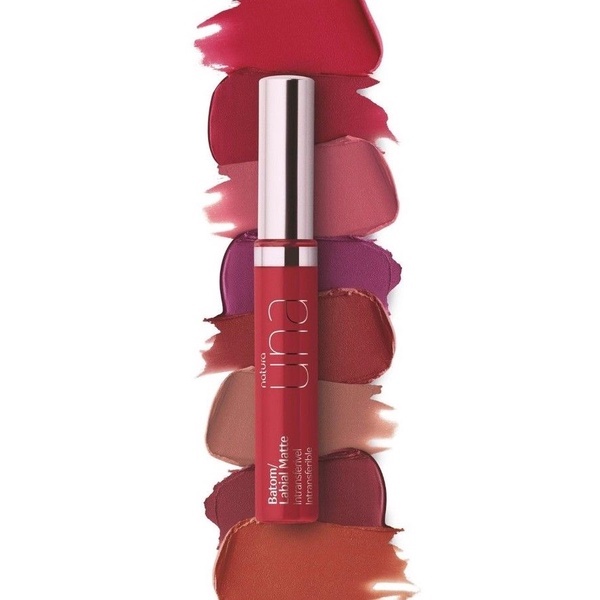 Maquiagem Batom Matte Líquido Intransferível Natura Una Cor a escolher ...