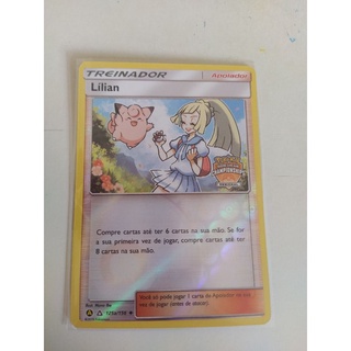 carta Lilian pokémon tcg | Shopee Brasil