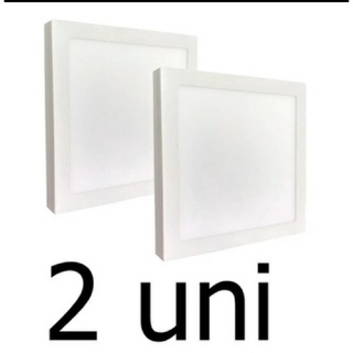 Painel Plafon Led Sobrepor Quadrado 20x20 18w Branca Bivolt | Shopee Brasil