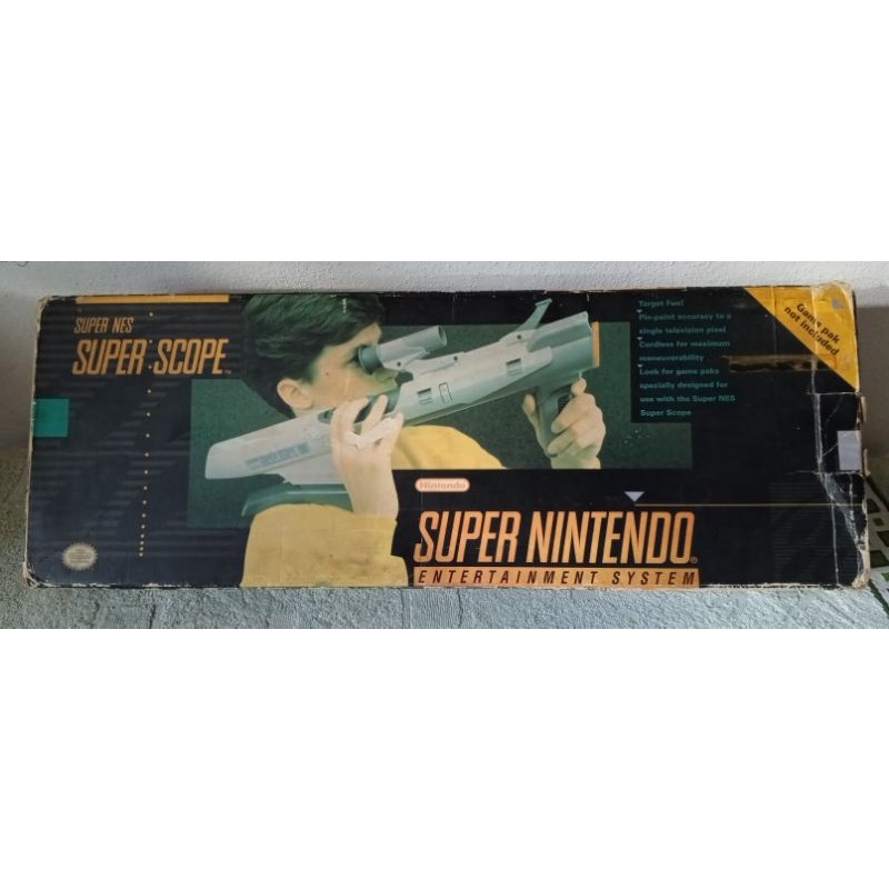 Bazuca Super Scope Snes Super Nintendo Completa | Shopee Brasil