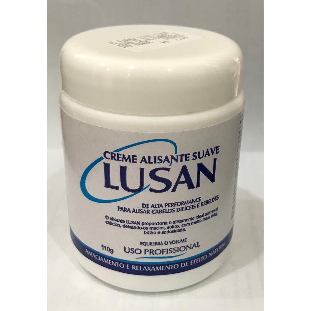 Creme alisante Lusan Suave 110g | Shopee Brasil