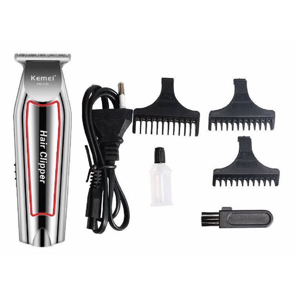 Maquina De Acabamento e Corte Cabelo Barba Kemei Sem Fio | Shopee Brasil
