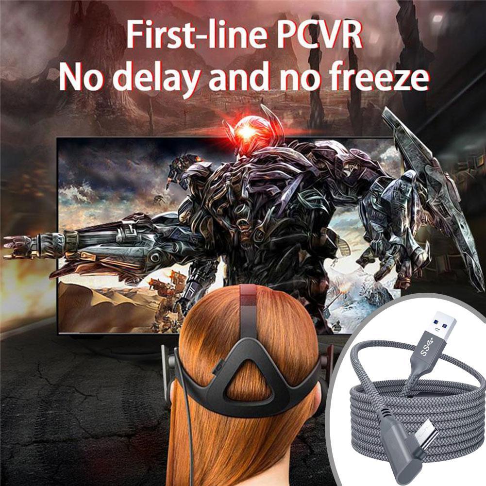 Cabo De Carregamento / Dados Para Oculus Quest 2 Link Vr 3.0 Novo Tipo C Headset Usb X6I3 ...