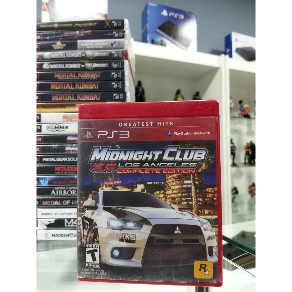Midnight Club Los Angeles Complete Edition - PS3 - Usado - Escorrega o ...