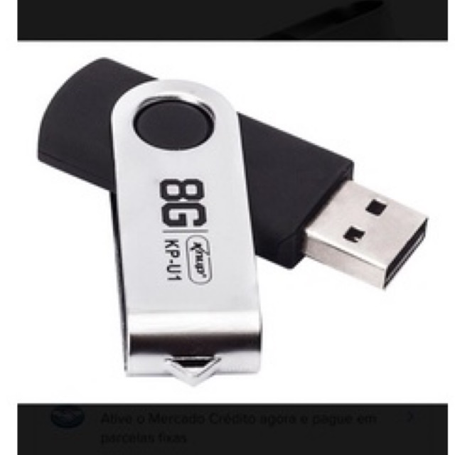 Pen Drive 8GB Knup | Shopee Brasil