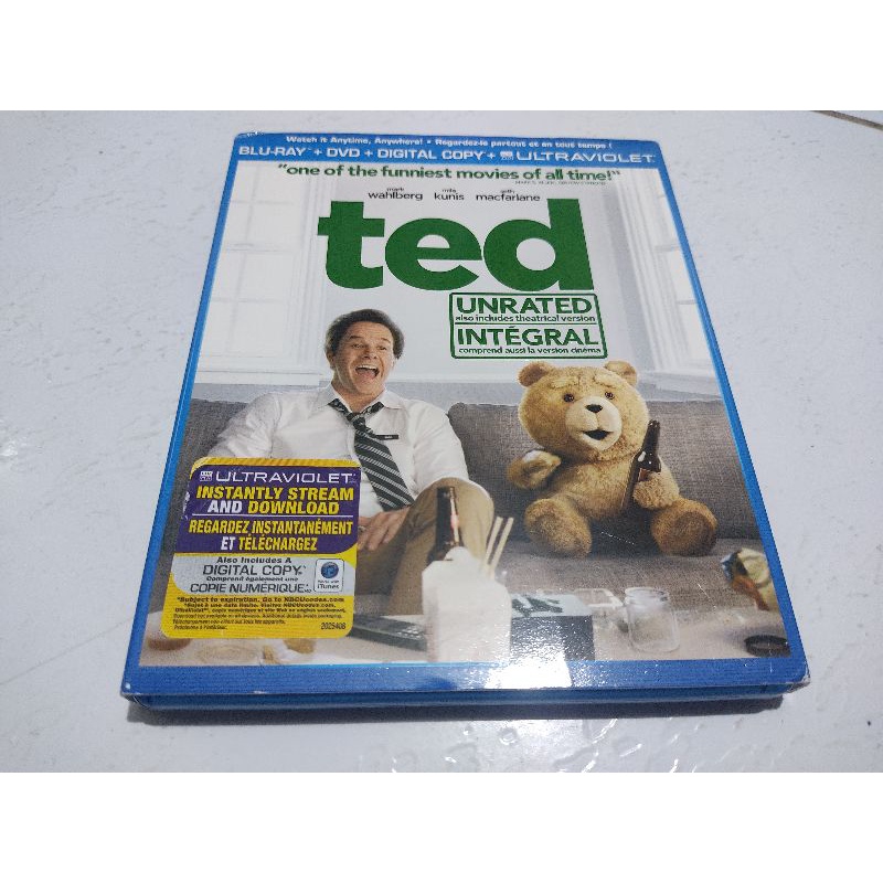 Blu Ray + DVD Ted (importado, com luva) | Shopee Brasil