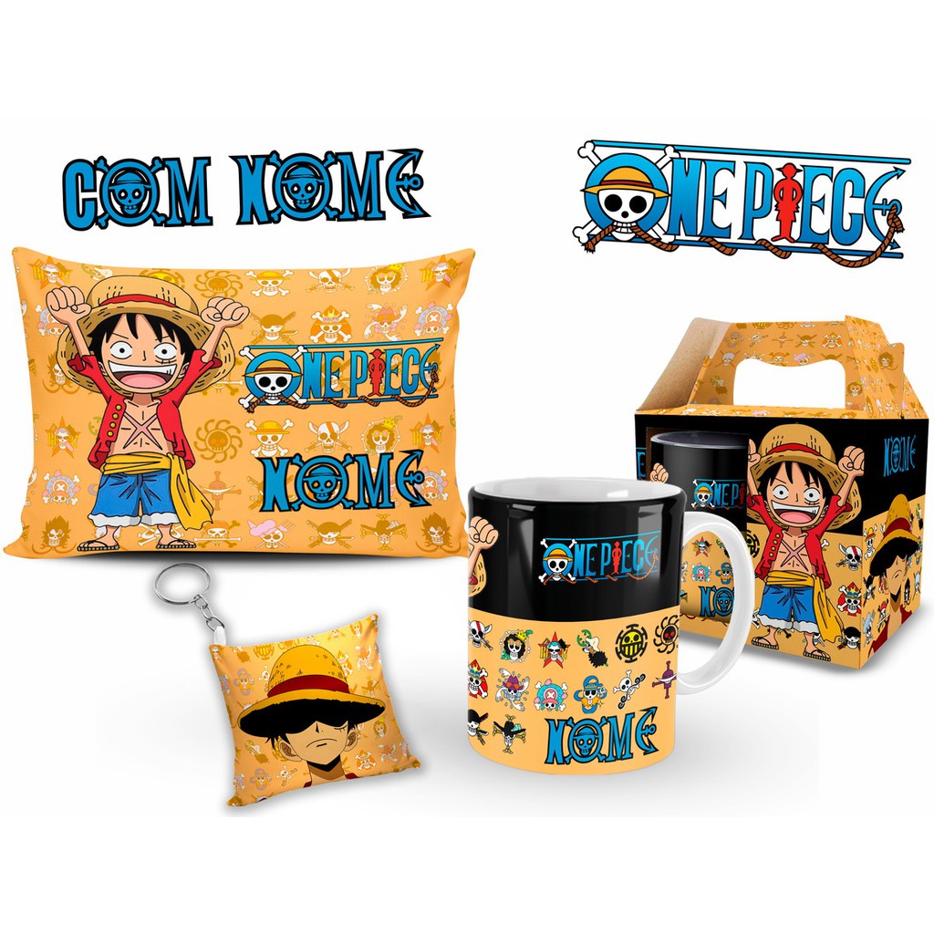 kit Personalizado One Piece Luffy com Nome | Shopee Brasil