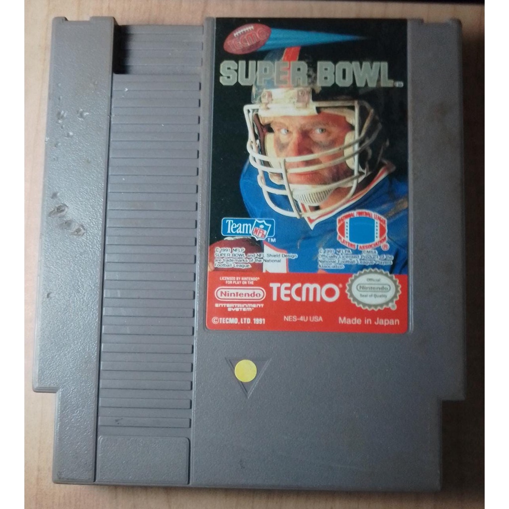 Tecmo Super Bowl NES Nintendo 1991 Original | Shopee Brasil