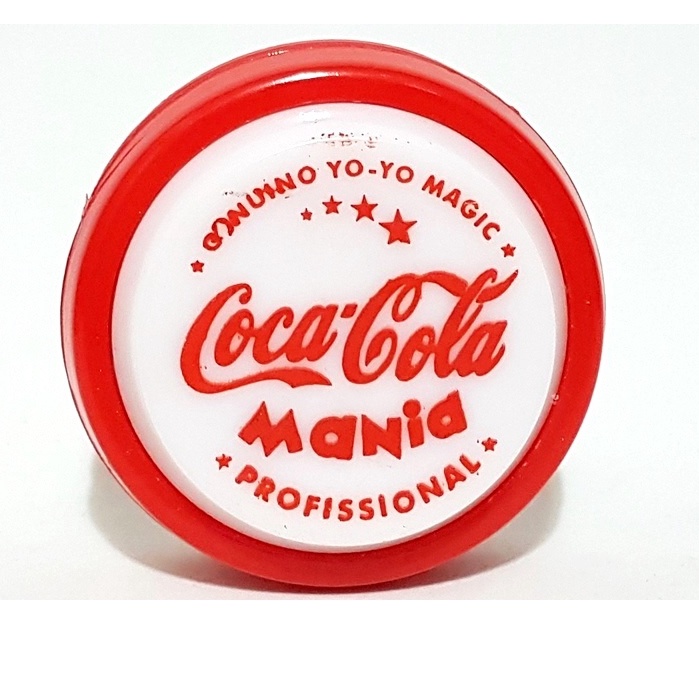 Yo Yo Fundo Branco Coca Cola 01 Mania 6cm Ioio Não Acompanha Corda E ...