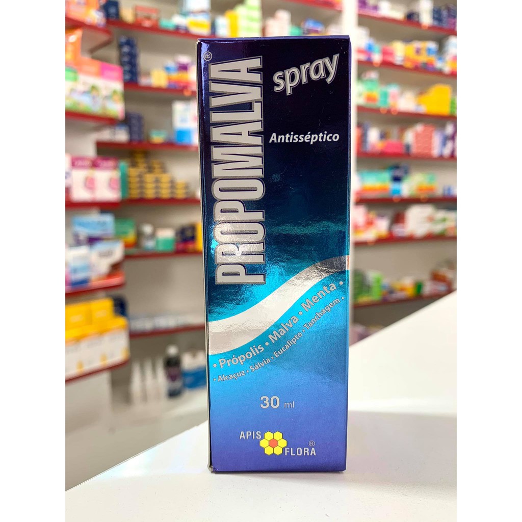 Propomalva Antisseptico Spray - Propolis, Malva e Menta 30ml - Apis ...