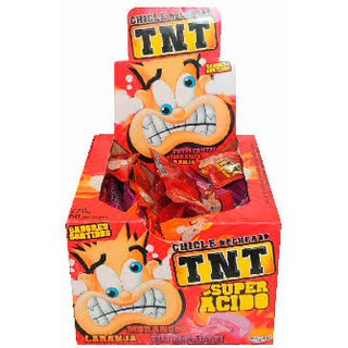 Chiclete TNT Super Ácido Caixa com 40 unidades 180g | Shopee Brasil