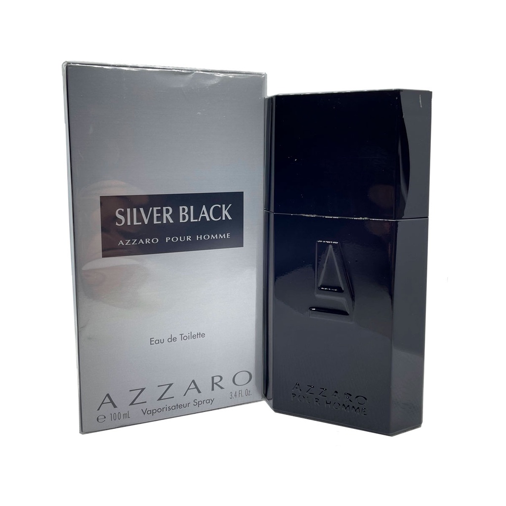 Perfume Azzaro Silver Black 100ml Edt Original c/ Nota Fiscal | Shopee ...