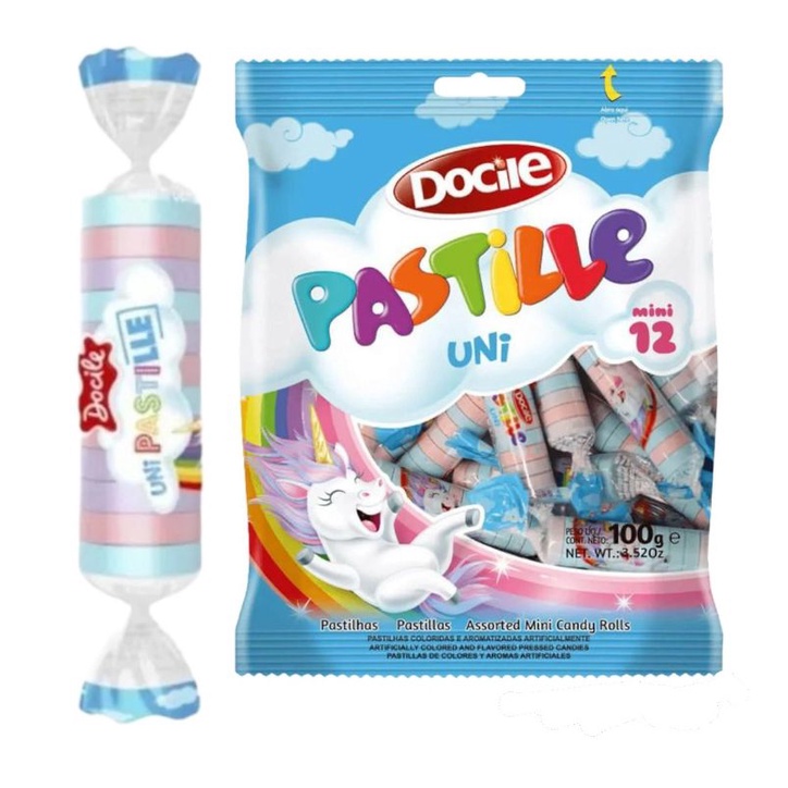Pastilha Bala Pastille Sortida Mini Pacote 100g Docile | Shopee Brasil