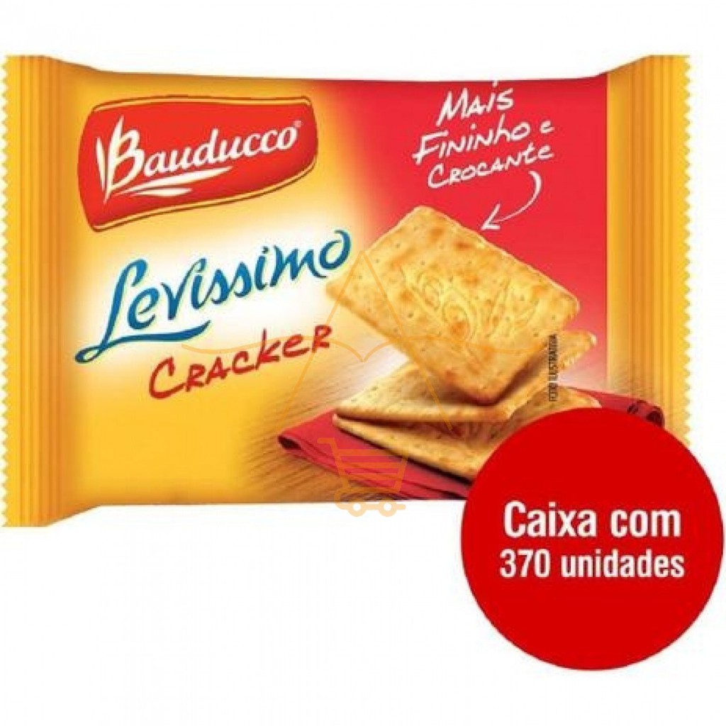 Biscoito Bauducco Cream Cracker Sachê 370un cx Fechada | Shopee Brasil