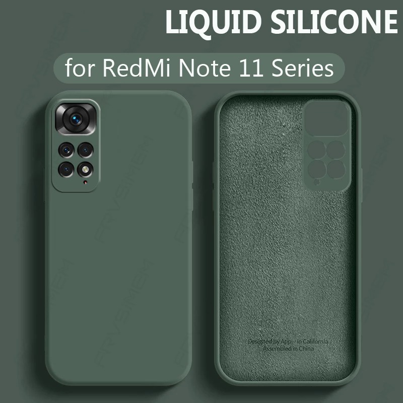 Capa Case Silicone Premium Aveludada Para Xiaomi Redmi Note 11 11s 4g
