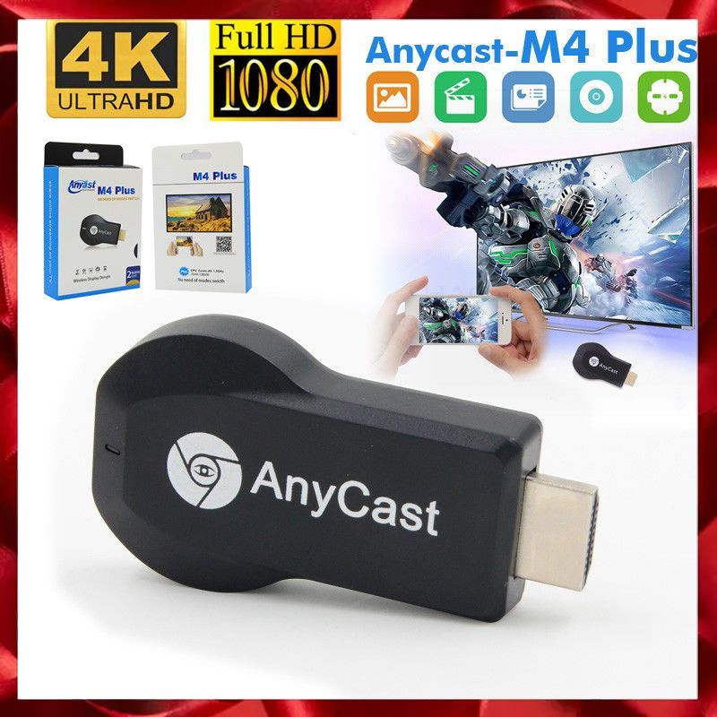 Anycast M4 Plus Wifi HD 1080p Wireless Display Receiver HDMI Video ...